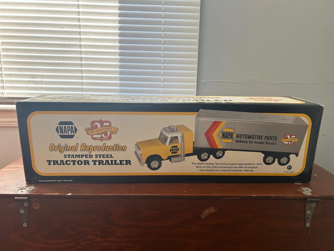 First Gear Napa 25th Anniversary Stamped Steel Tractor Trailer 2004 - Etsy