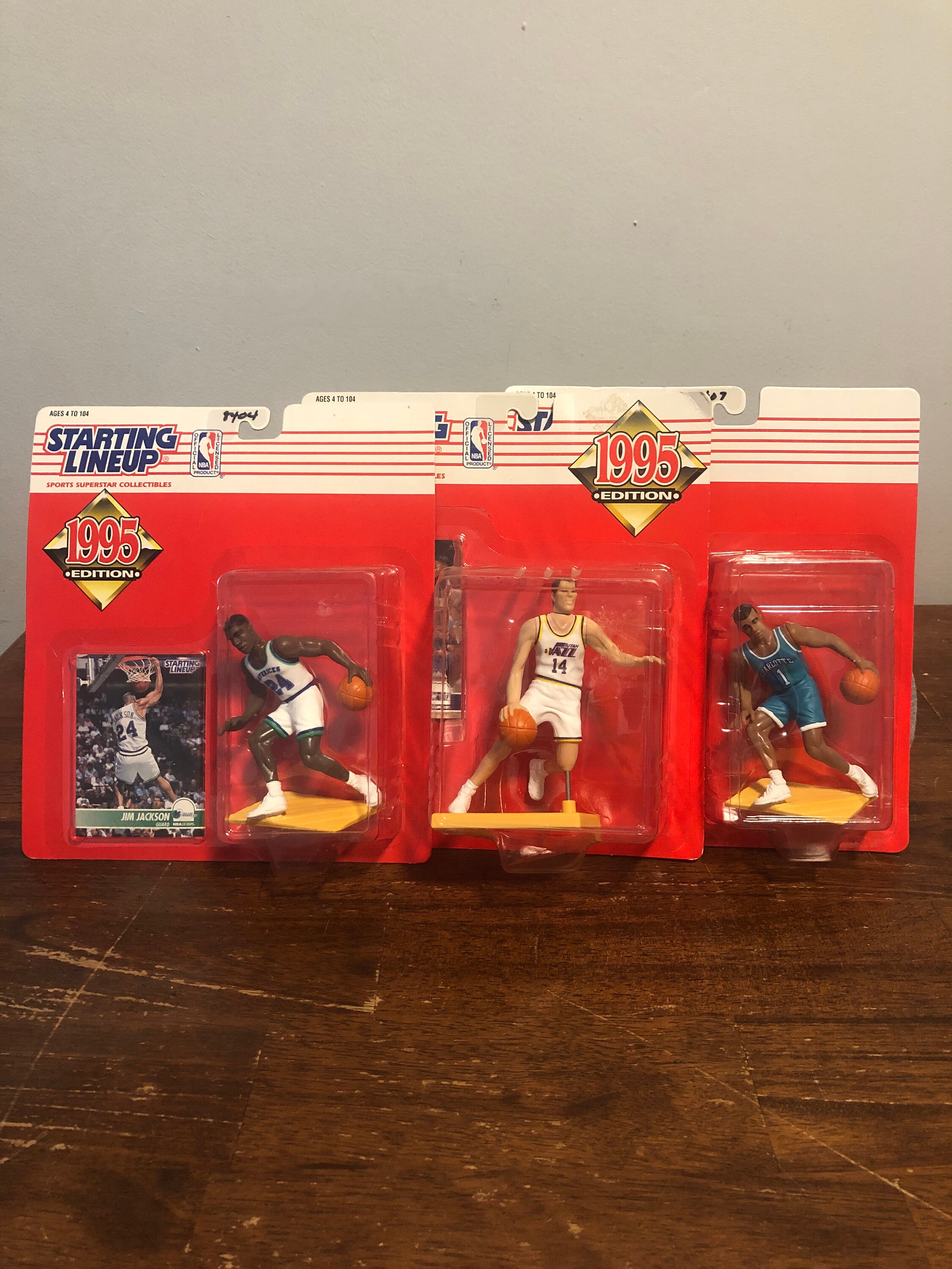 1995 Basketball Starting Lineup Figures (6) - Etsy