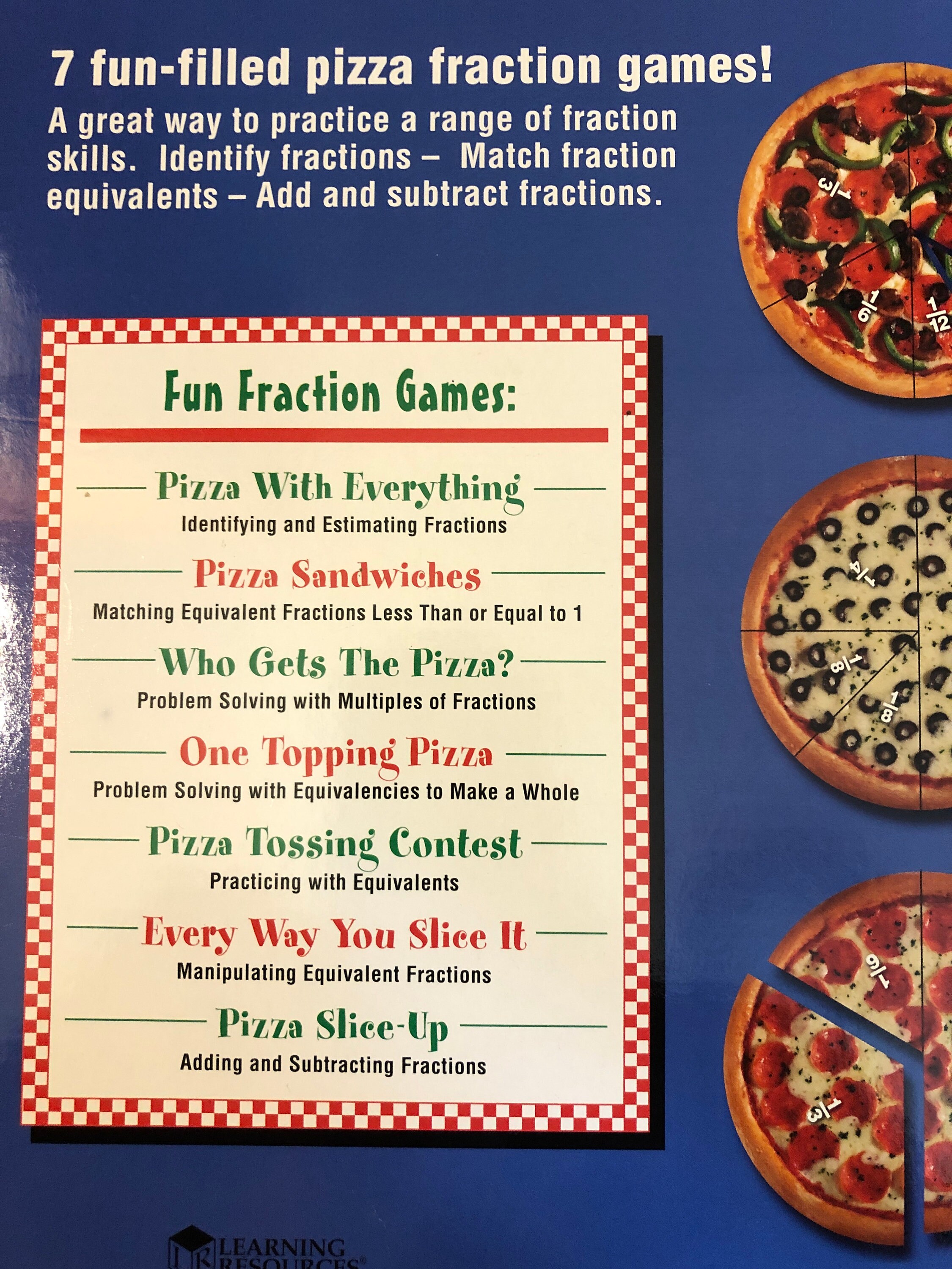 Fractions Pizza 12