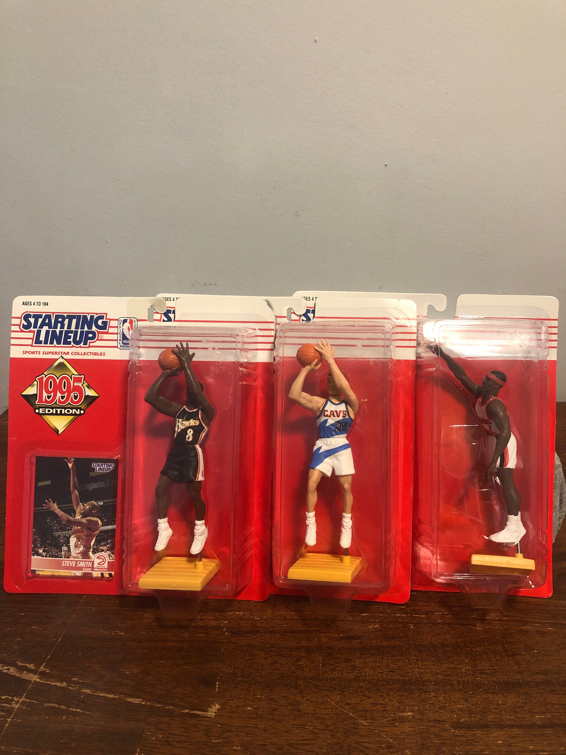 1995 Basketball Starting Lineup Figures (6) - Etsy