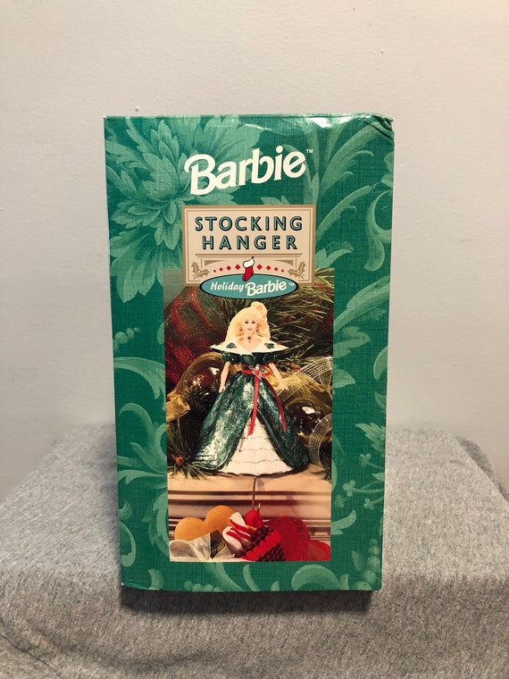Hallmark Holiday Barbie Stocking Hanger | Etsy