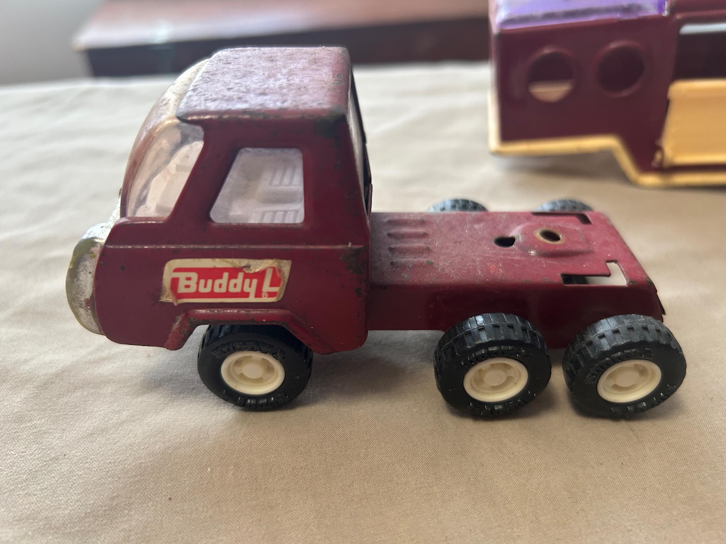 Vintage Buddy L Tractor and Horse Trailer - Etsy