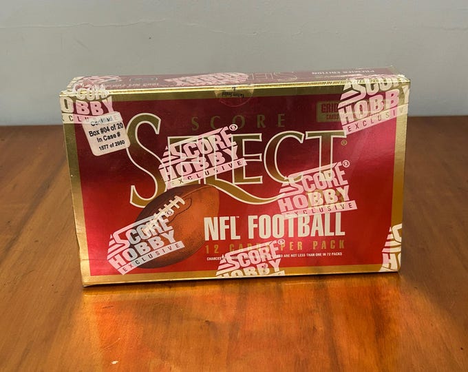 Score Select Football Cards Factory Sealed Hobby Box - Etsy