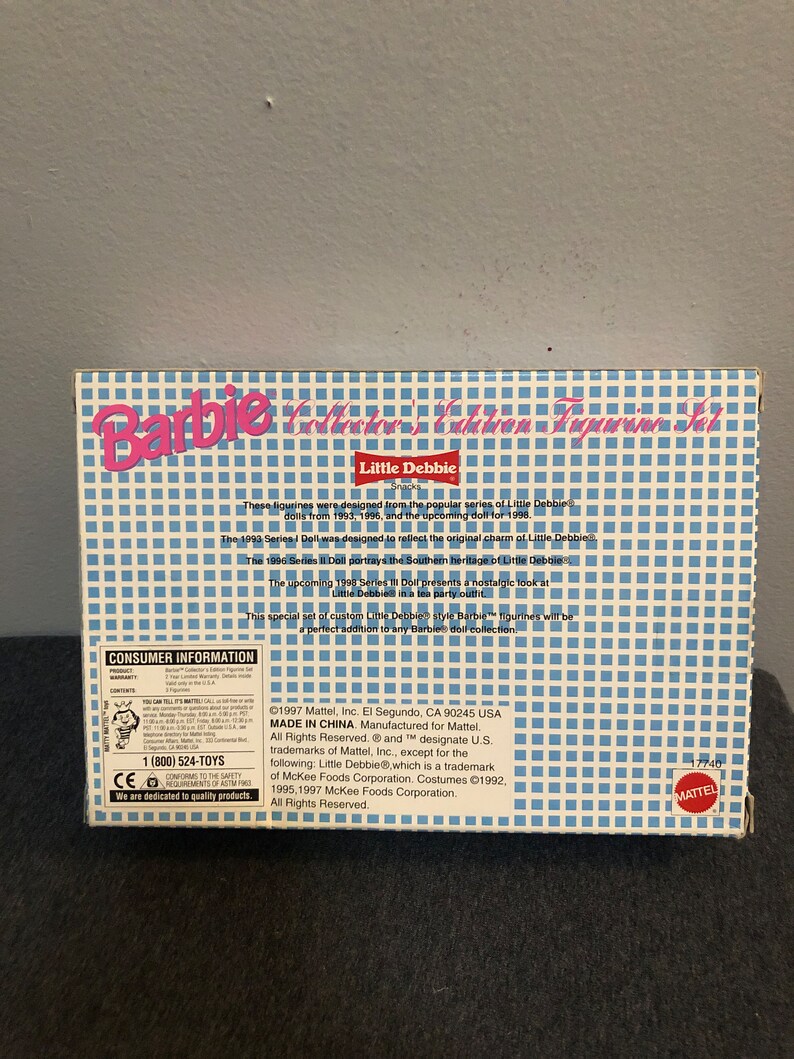 Barbie Little Debbie Collector's Edition Figurine Set - Etsy