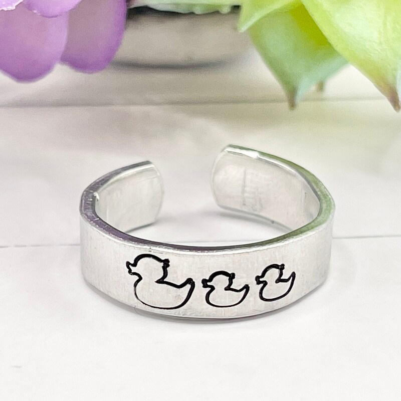Duck Band Ring - Etsy