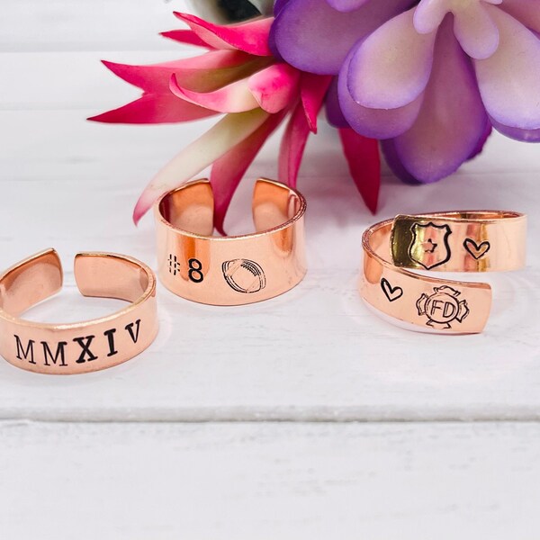 Copper Ring - Etsy
