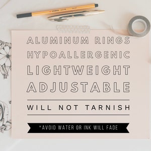 Birth Month Flower Rings, Custom Ring January February March April May ...