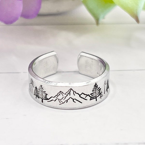 Mountain Ring - Etsy