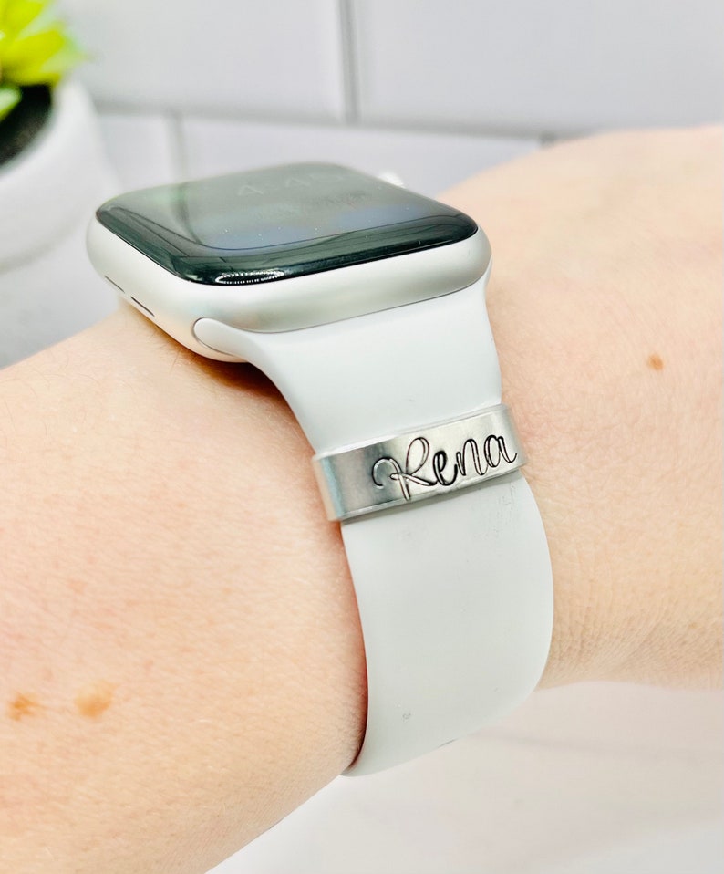 Watch Band Charm Personalized Smart Watch Accessory Custom - Etsy