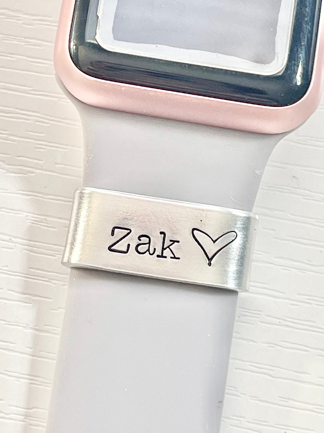 Watch Band Charm Personalized, Smart Watch Accessory, Custom Metal Band ...