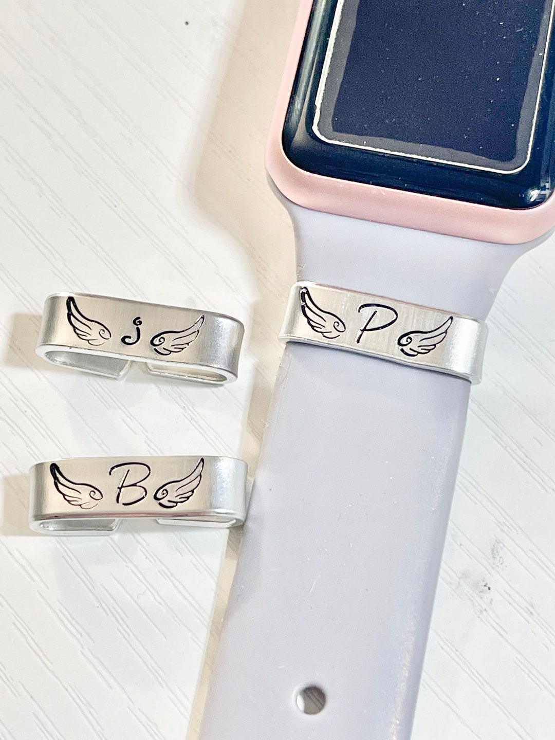 Watch Band Charm Personalized, Smart Watch Accessory, Custom Metal Band ...