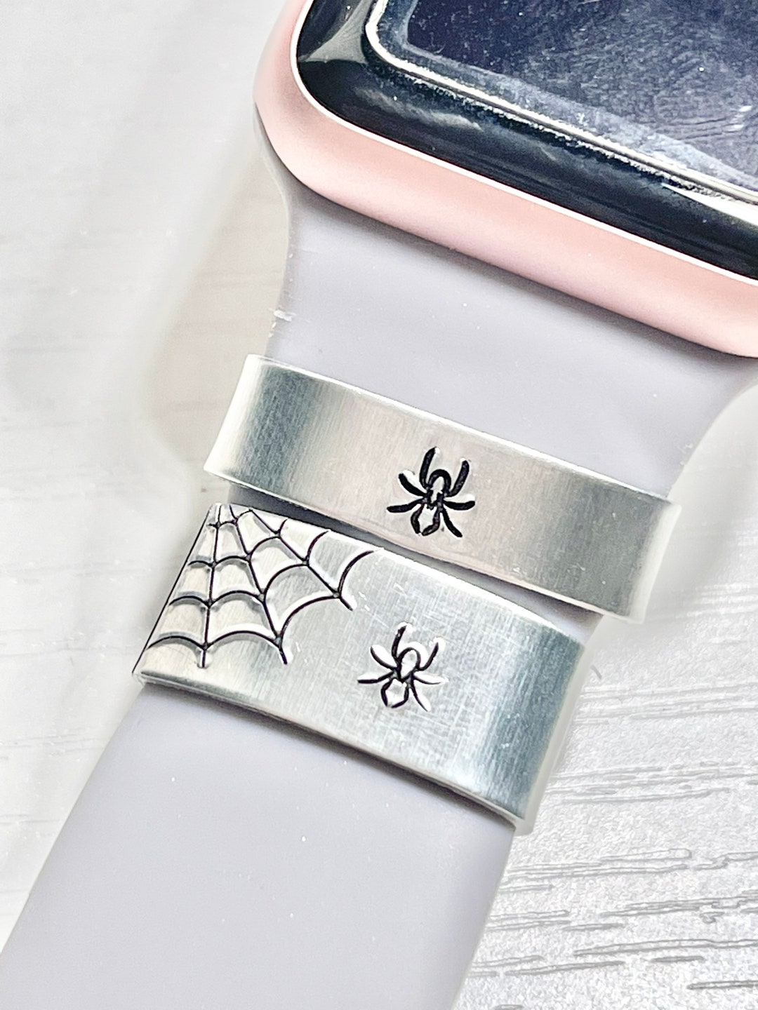 Spider Watch Band Charm Personalized, Smart Watch Accessory, Metal Band ...