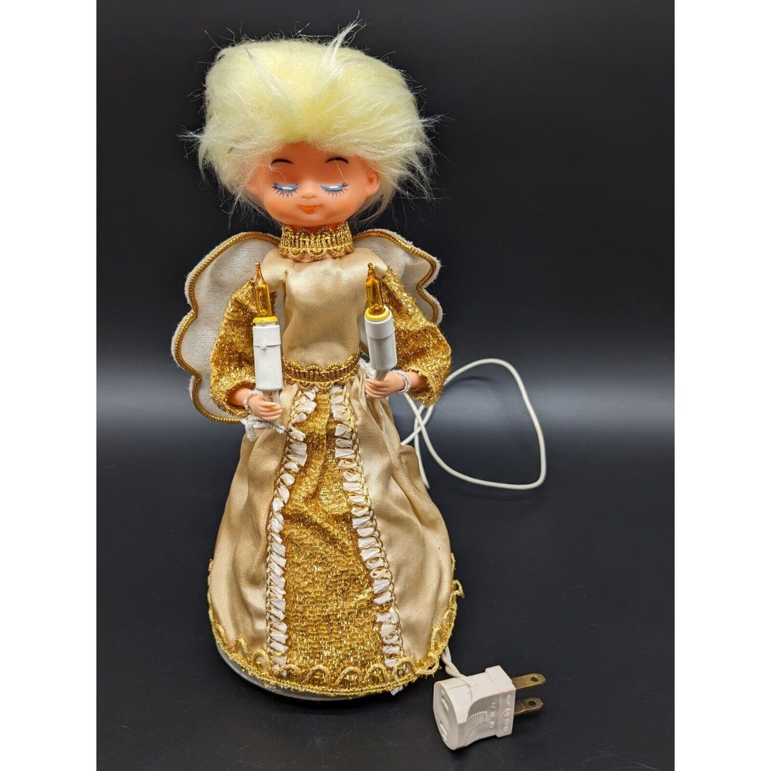 1960's GE General Electric Heavenly Angel Lighted Tree Topper Vintage ...