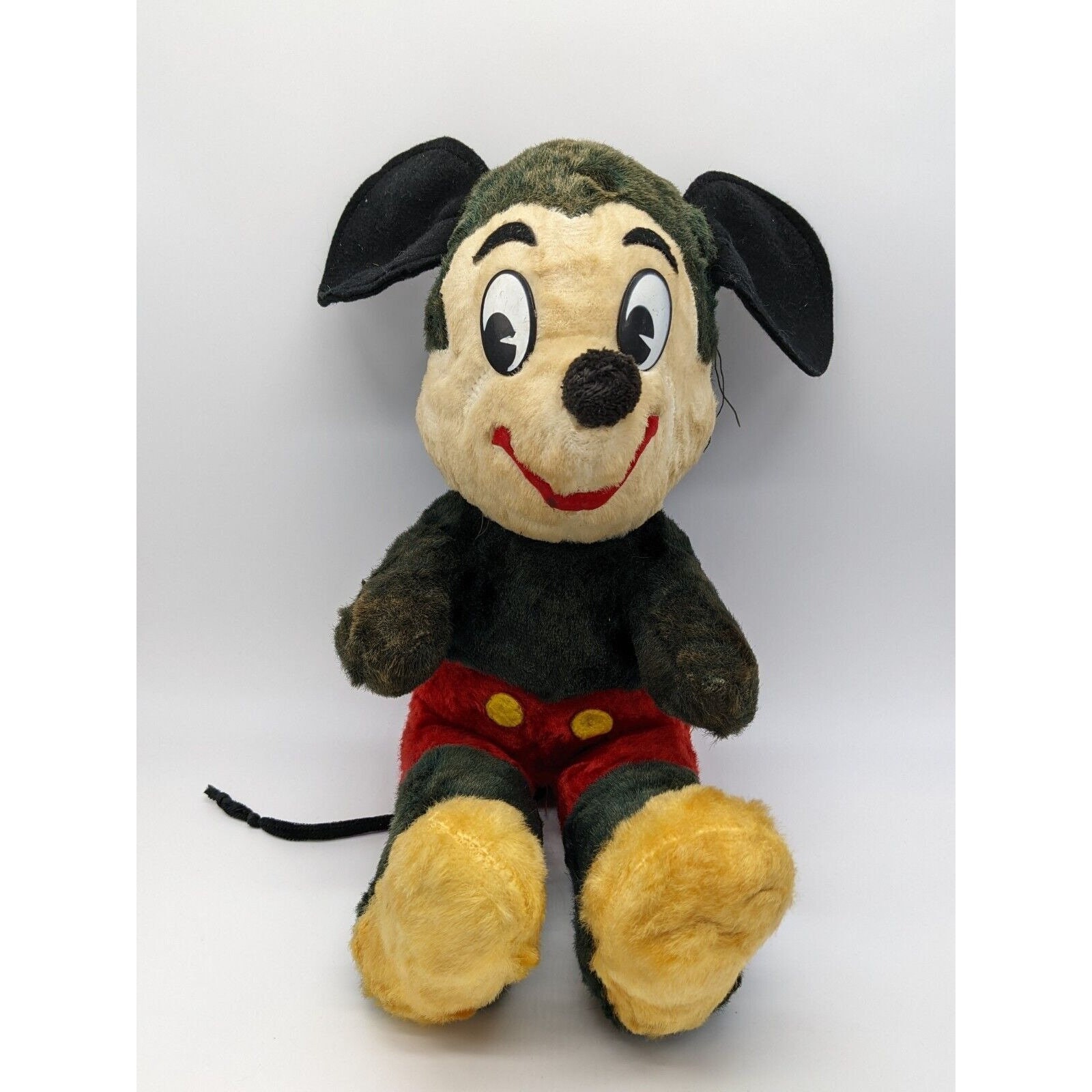 Vintage 1950's Walt Disney Mickey Mouse Plush Plastic Eyes READ - Etsy