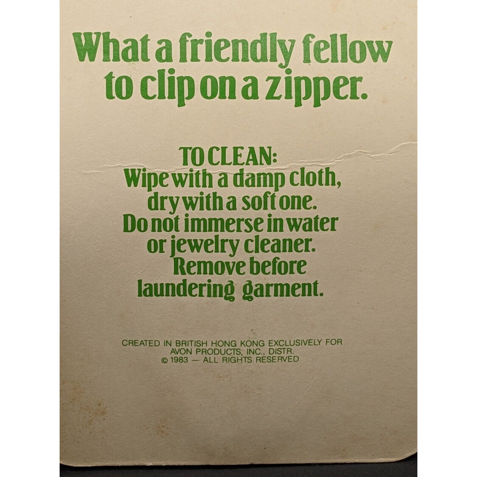 Vintage AVON Zip A Zoo Lovable Lion Zipper Pull NOS - Etsy