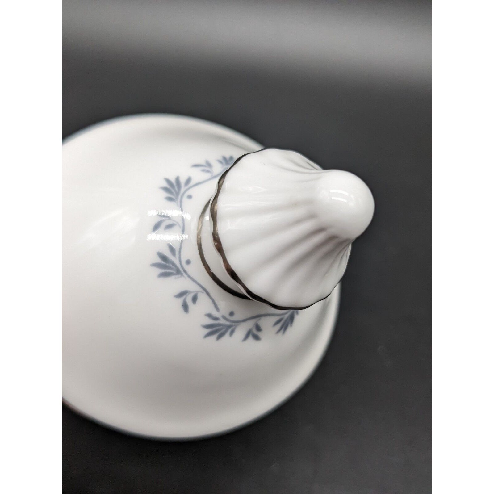 Tiara Royal Doulton Coffee Pot LID ONLY Blue/gray Vine Platinum Trim ...