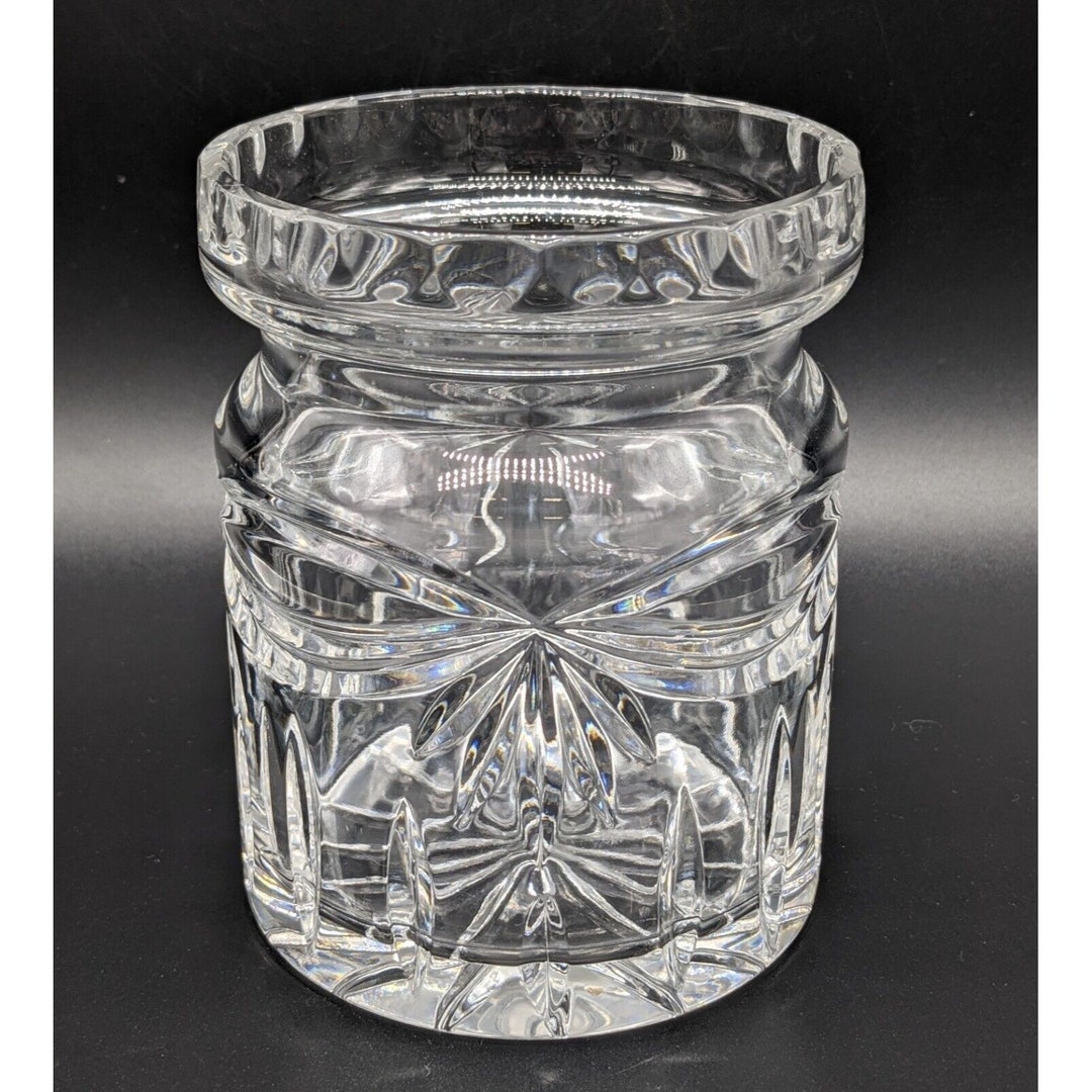 Crystal Biscuit Jar Spooner Clear NO LID - Etsy