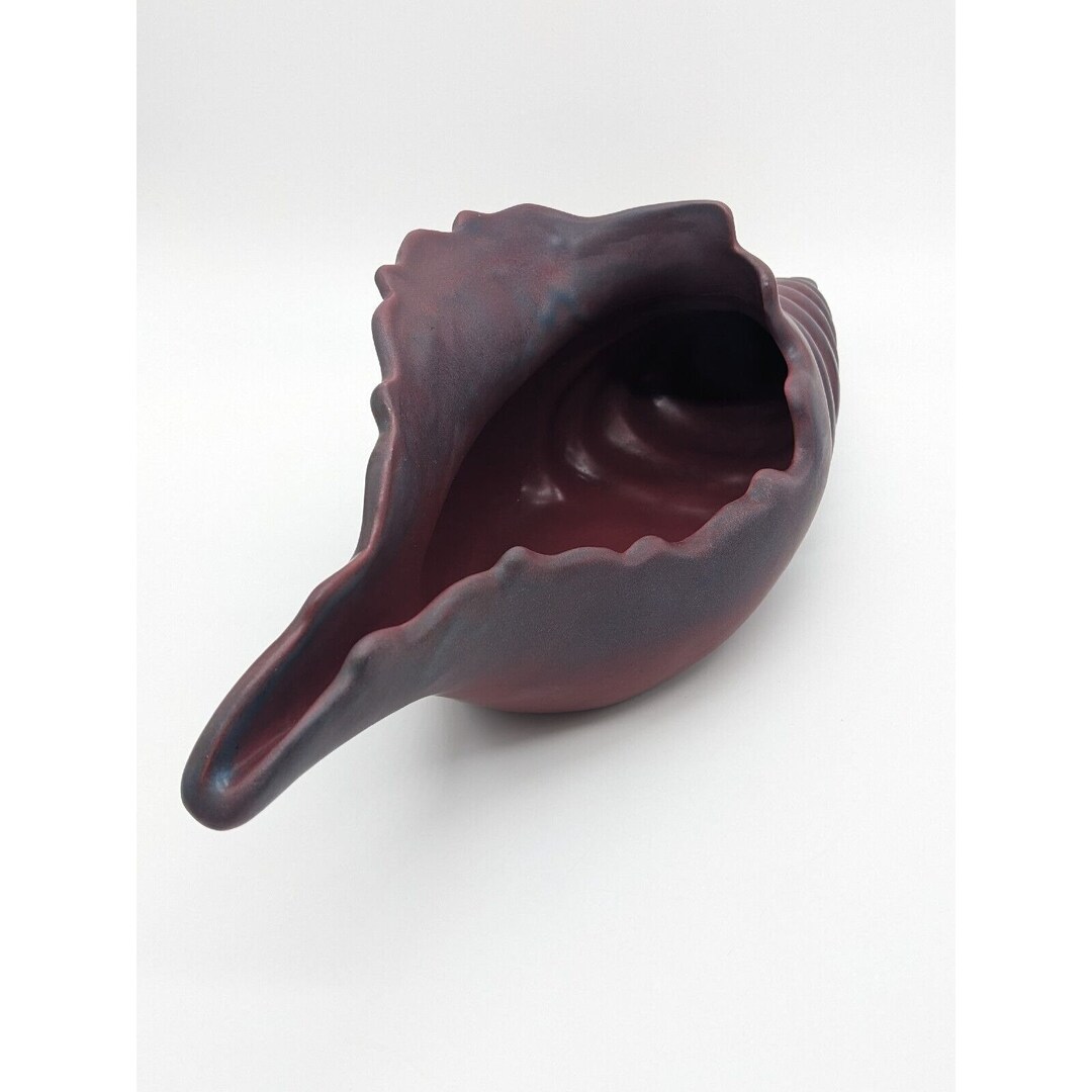 Van Briggle Pottery Mulberry Shell Seashell Conch Planter Vase 1940's ...