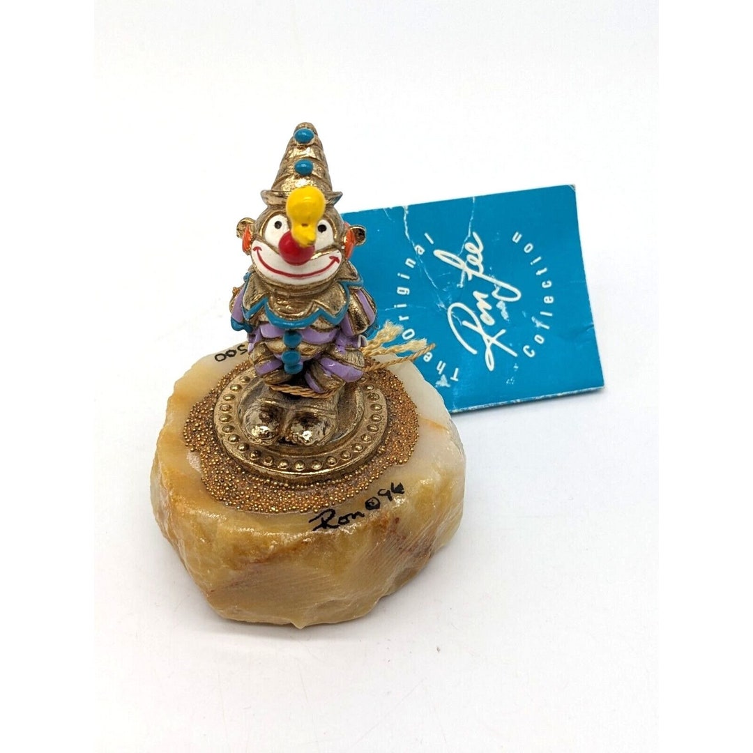 Ron Lee World of Clowns Figurine 24K Gold Signed Dated 1996 - Etsy