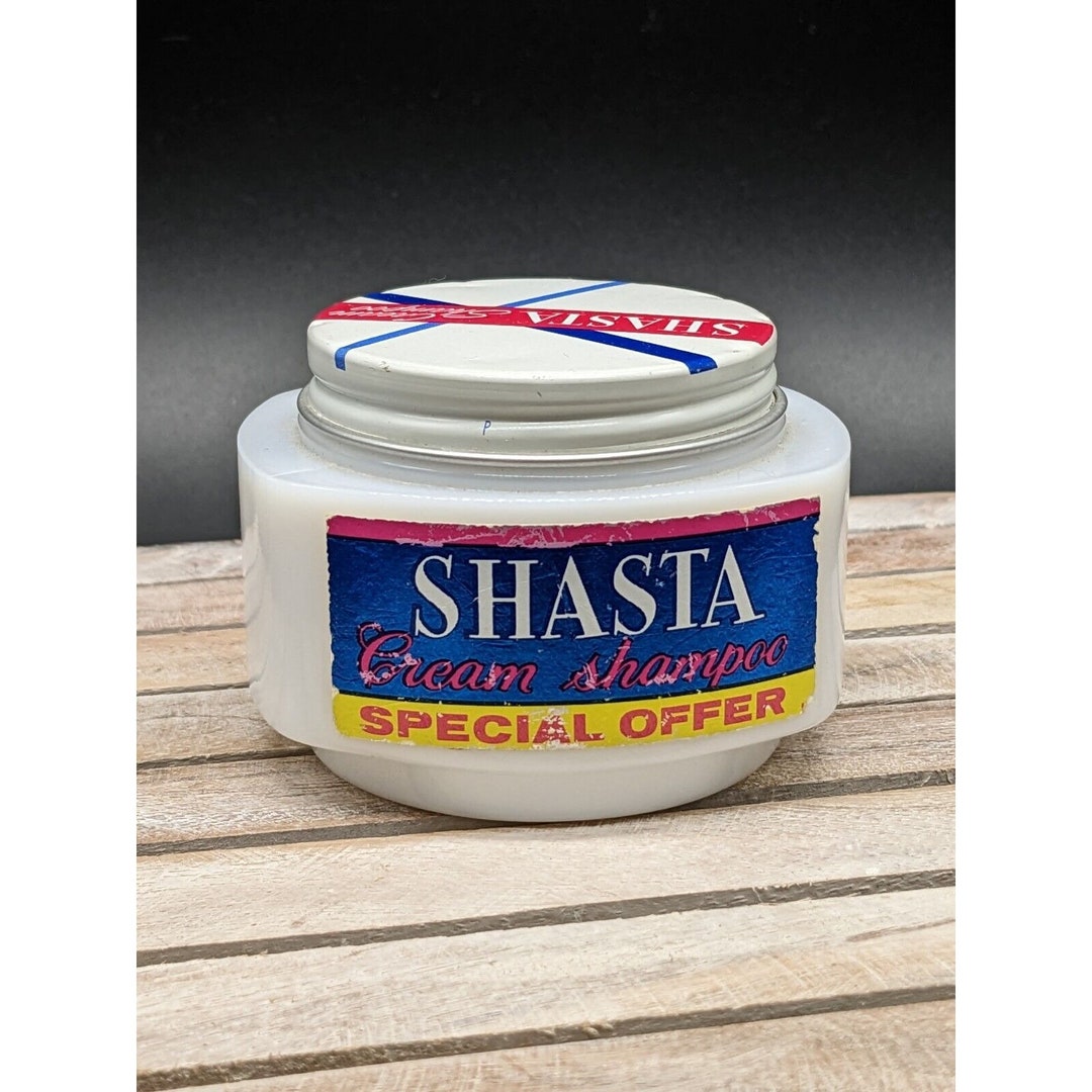 Vintage Shasta Cream Shampoo Jar Lanolin Proctor & Gamble 1947 TV Prop ...