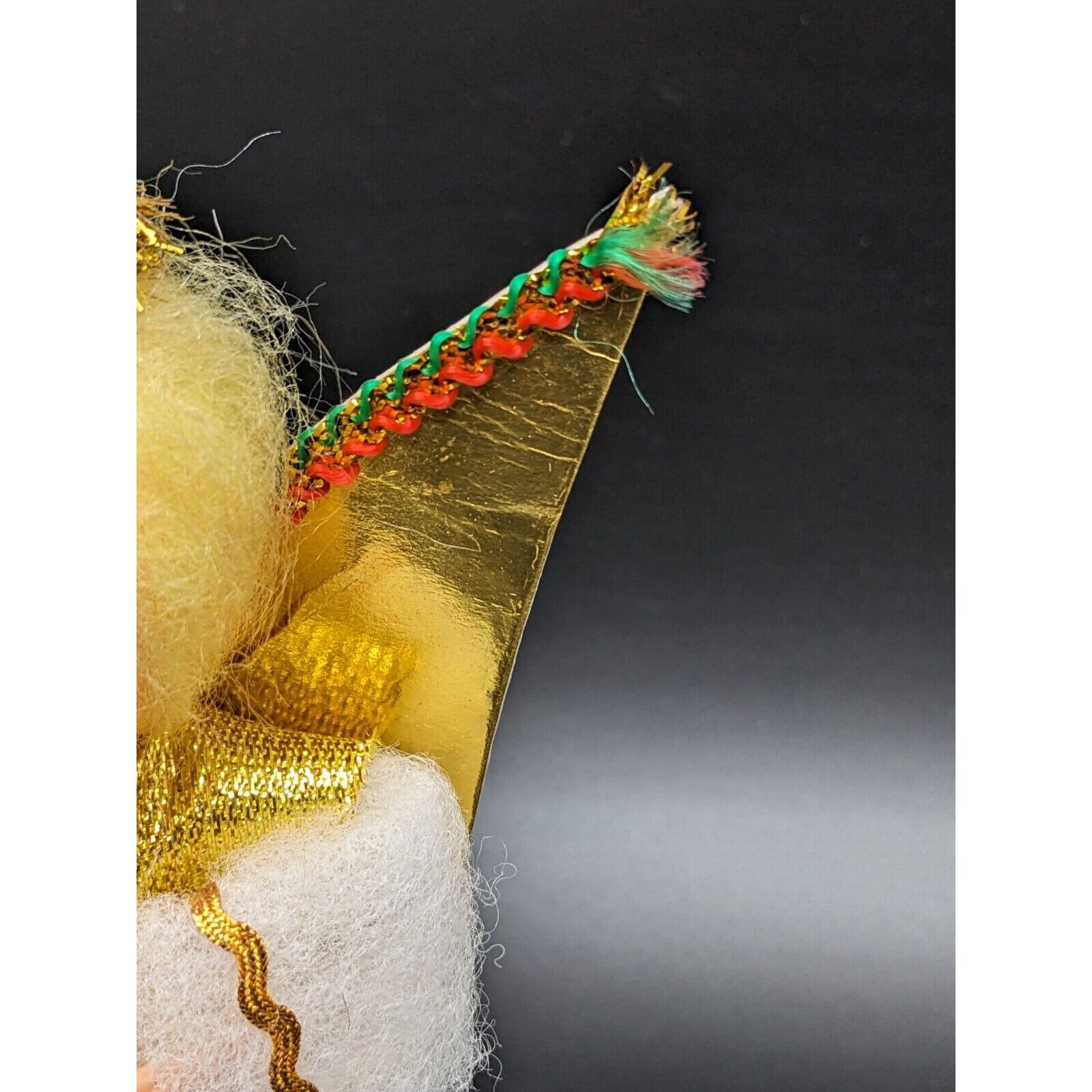 Vintage Christmas Angel Cone Tree Topper Rubber Face - Etsy