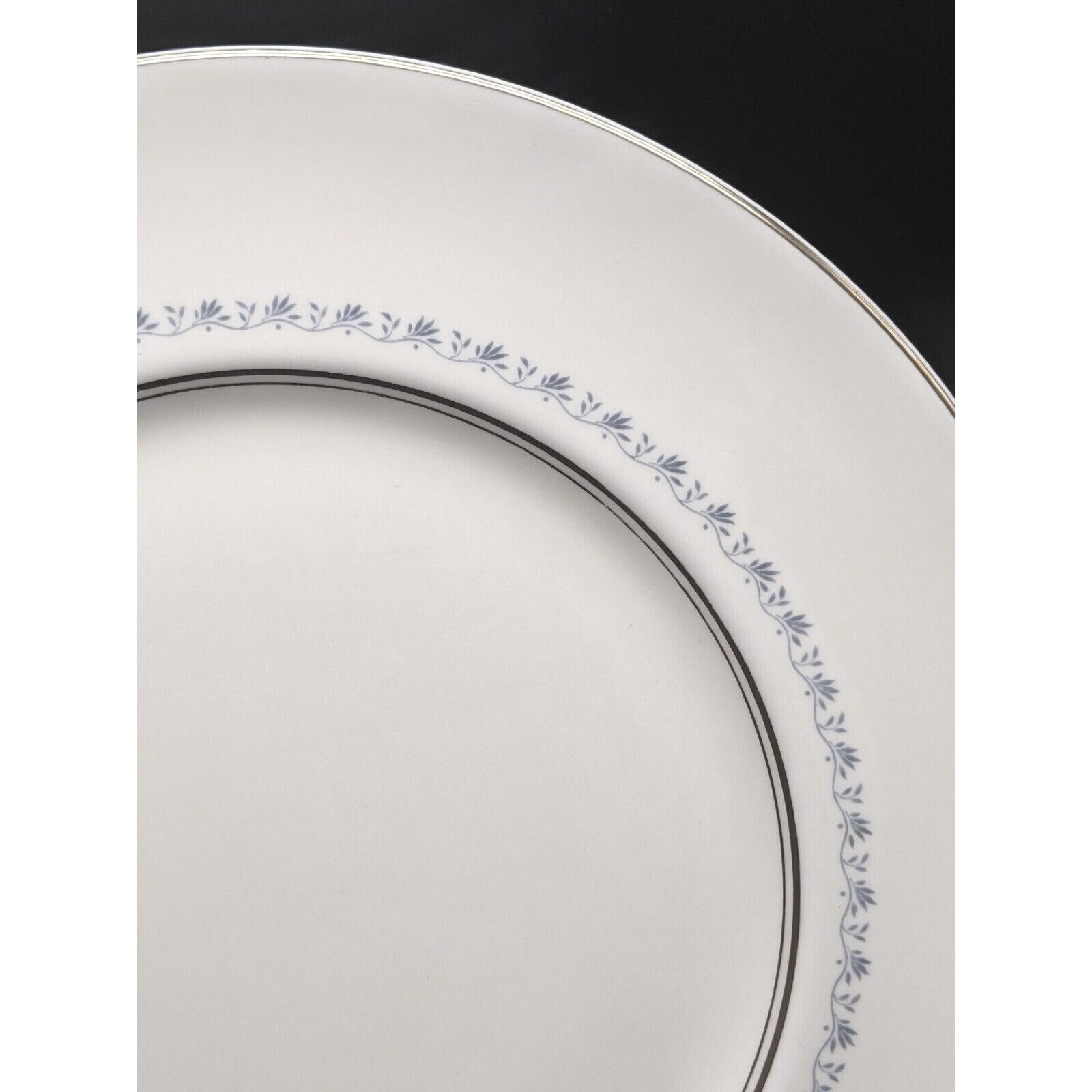 Tiara by Royal Doulton Bone China Dinner Plate Blue/gray Vine - Etsy