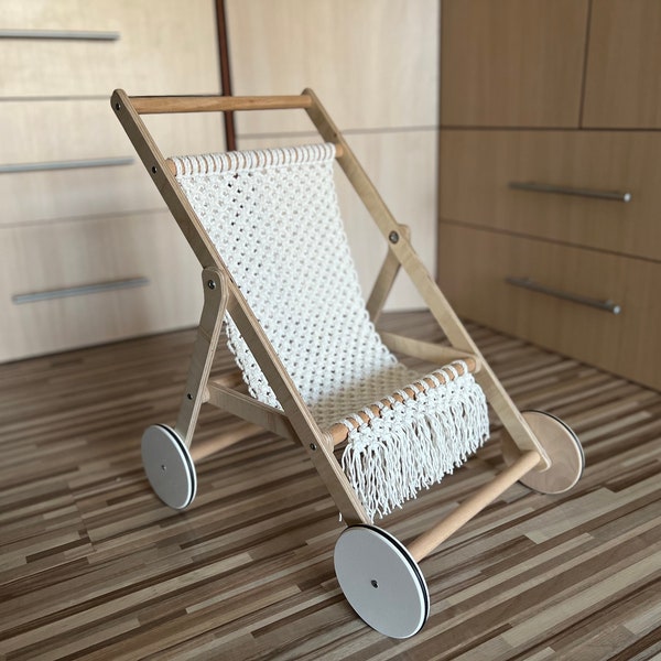 Wood Doll Stroller - Etsy