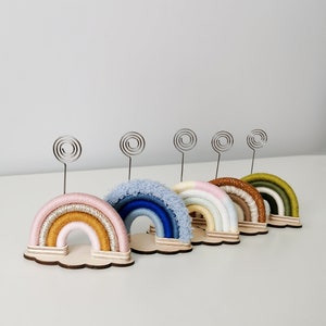 Rainbow Photo Holder, Standing Rainbow, Picture Frame, Name Place ...