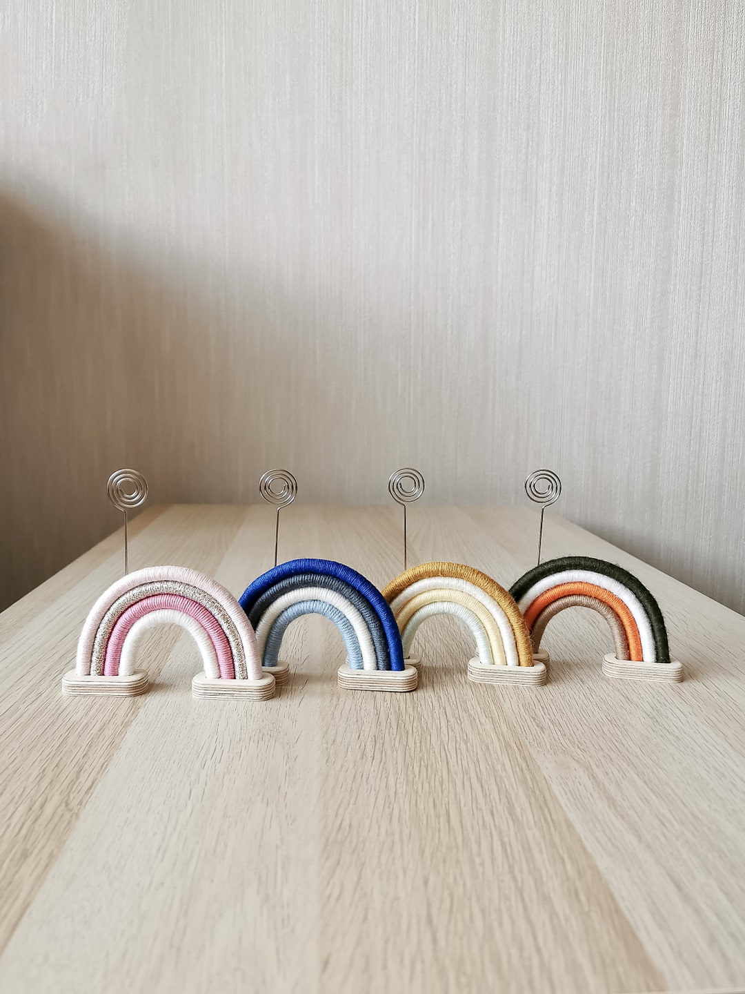 Rainbow Photo Holder, Standing Rainbow, Picture Frame, Name Place ...