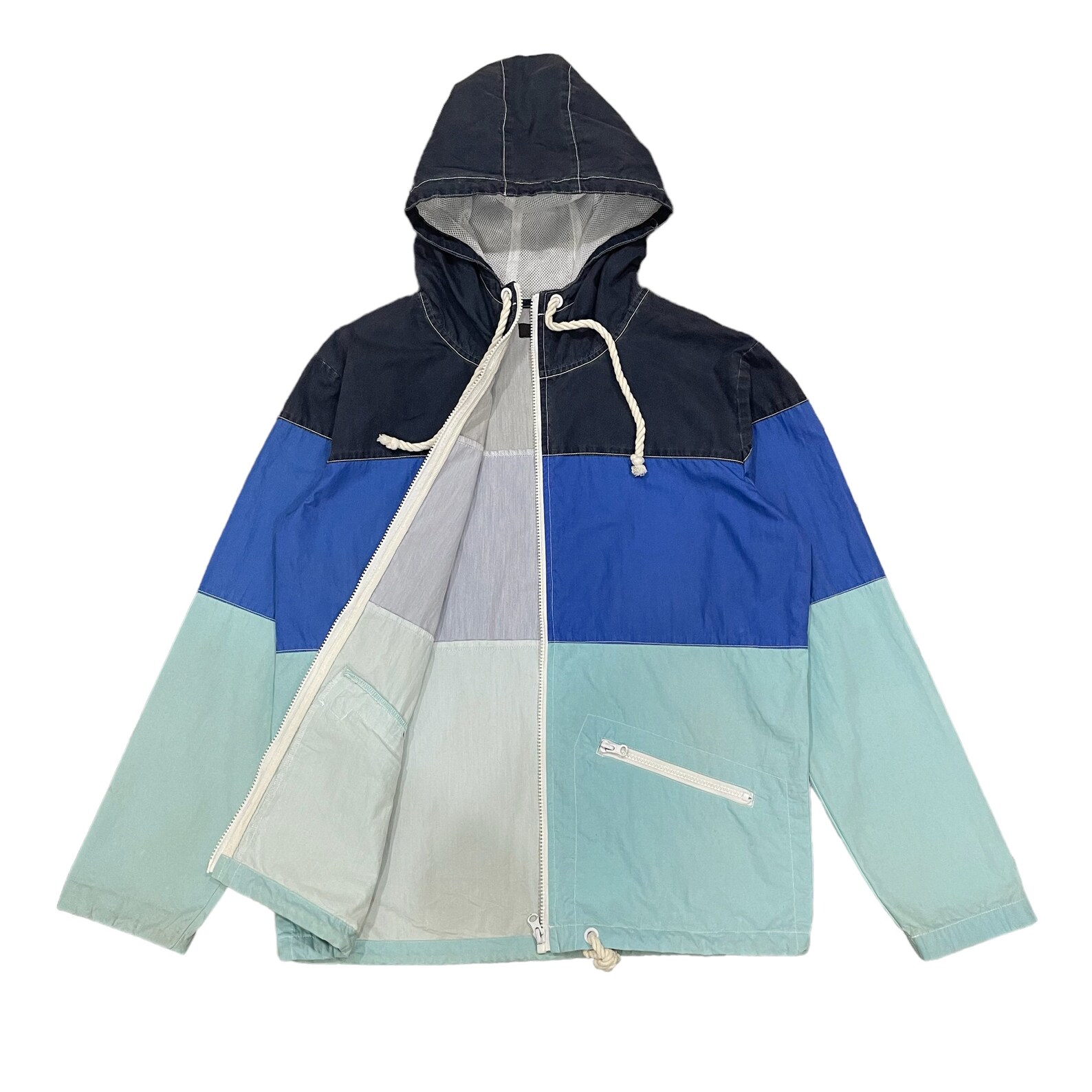 Vintage Japanese Brands SMP Colourway Colourblock Multicoloured Zipper ...