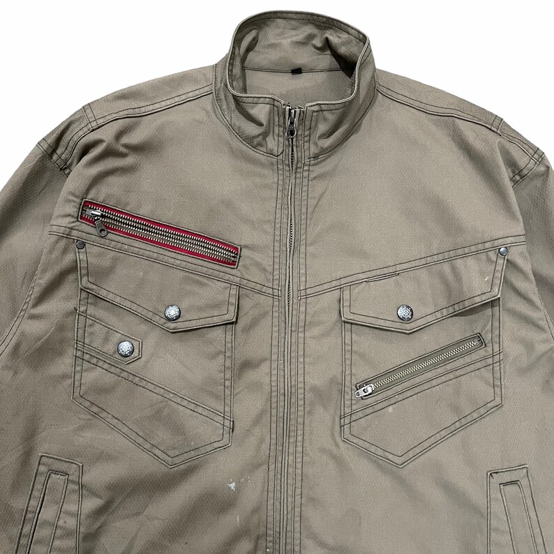 Vintage Jawin Japanese Brand Workwear Worker Utility Zipper Jacket - Etsy