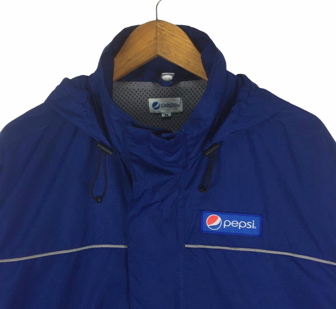 Vintage!! PEPSI Hoodie Windbreaker Jacket Sportswear Streetwear - Etsy