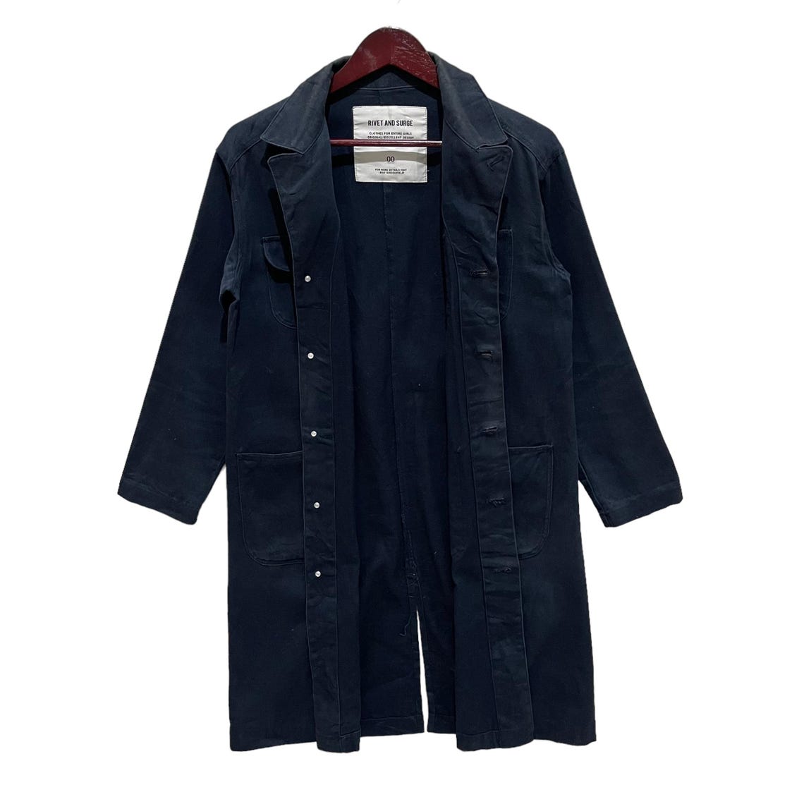 Japanese Brand Rivet and Surge Workwear Button Trench Coat Jacket - Etsy