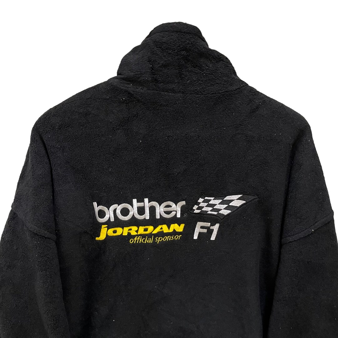 Vintage Jordan F1 Racing Fleece Jacket - Brother Sponsor - Made in ...