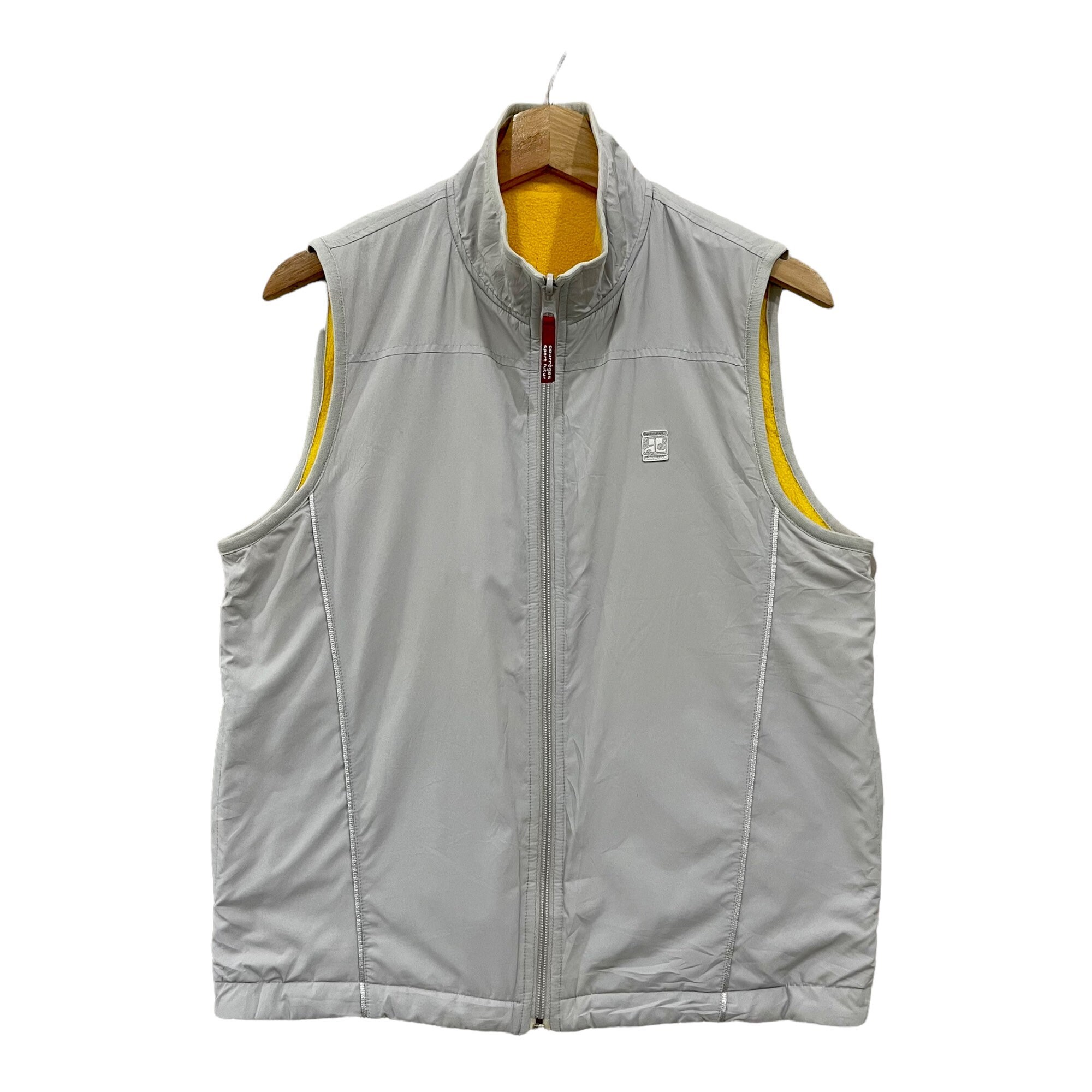 Courreges Sport Futur Reversible Zipper Vest - Etsy