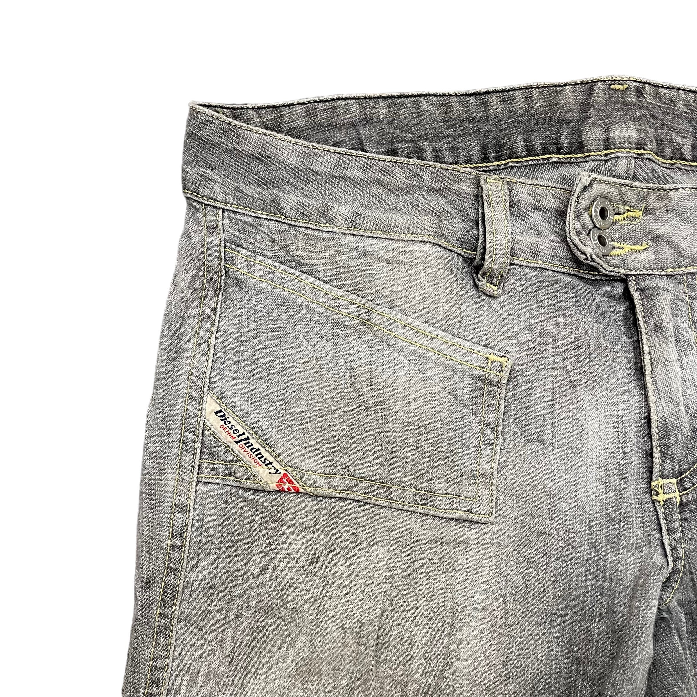 Vintage Diesel Industry Distressed Denim Pant - Etsy