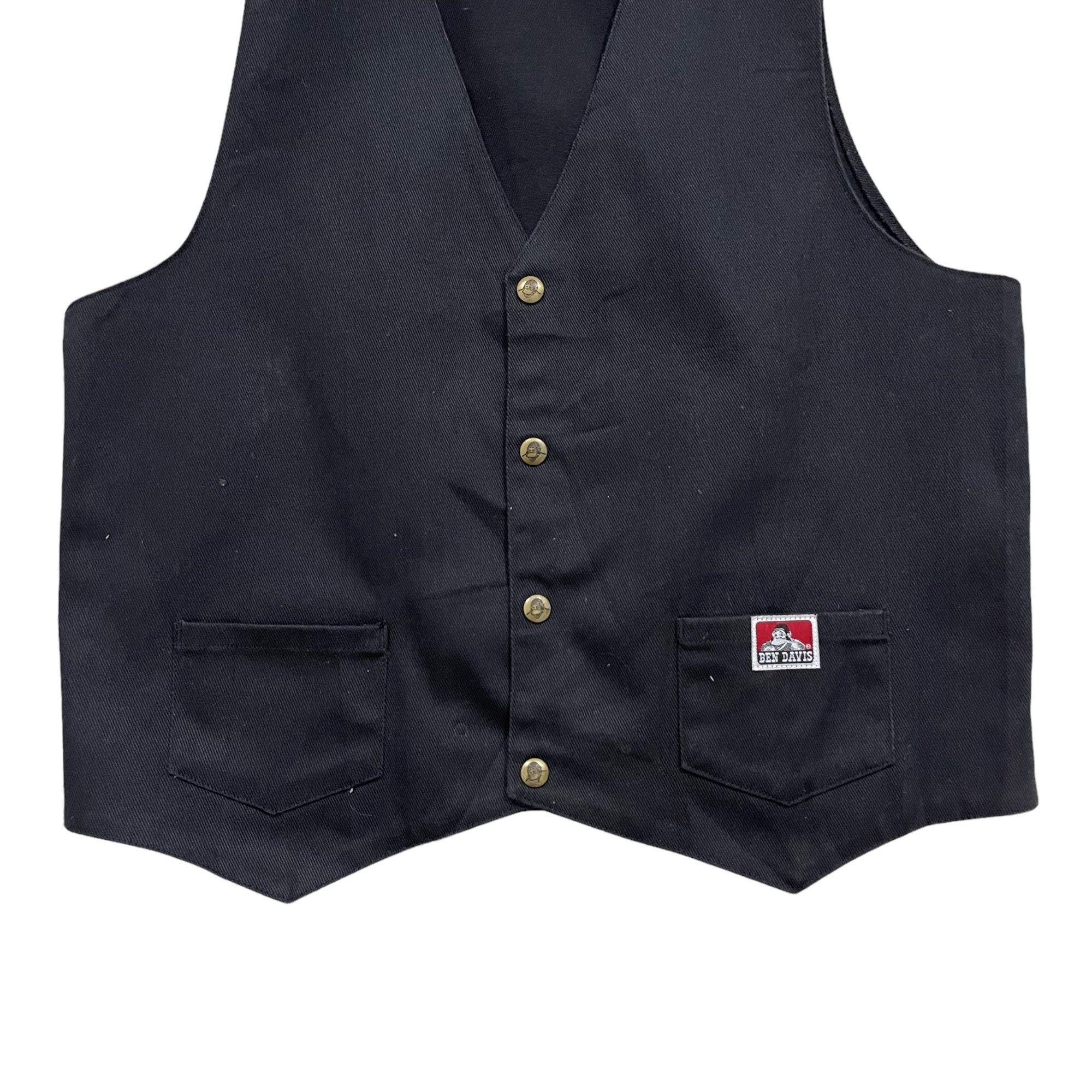 Vintage!! Ben Davis Snap Button Vest - Etsy