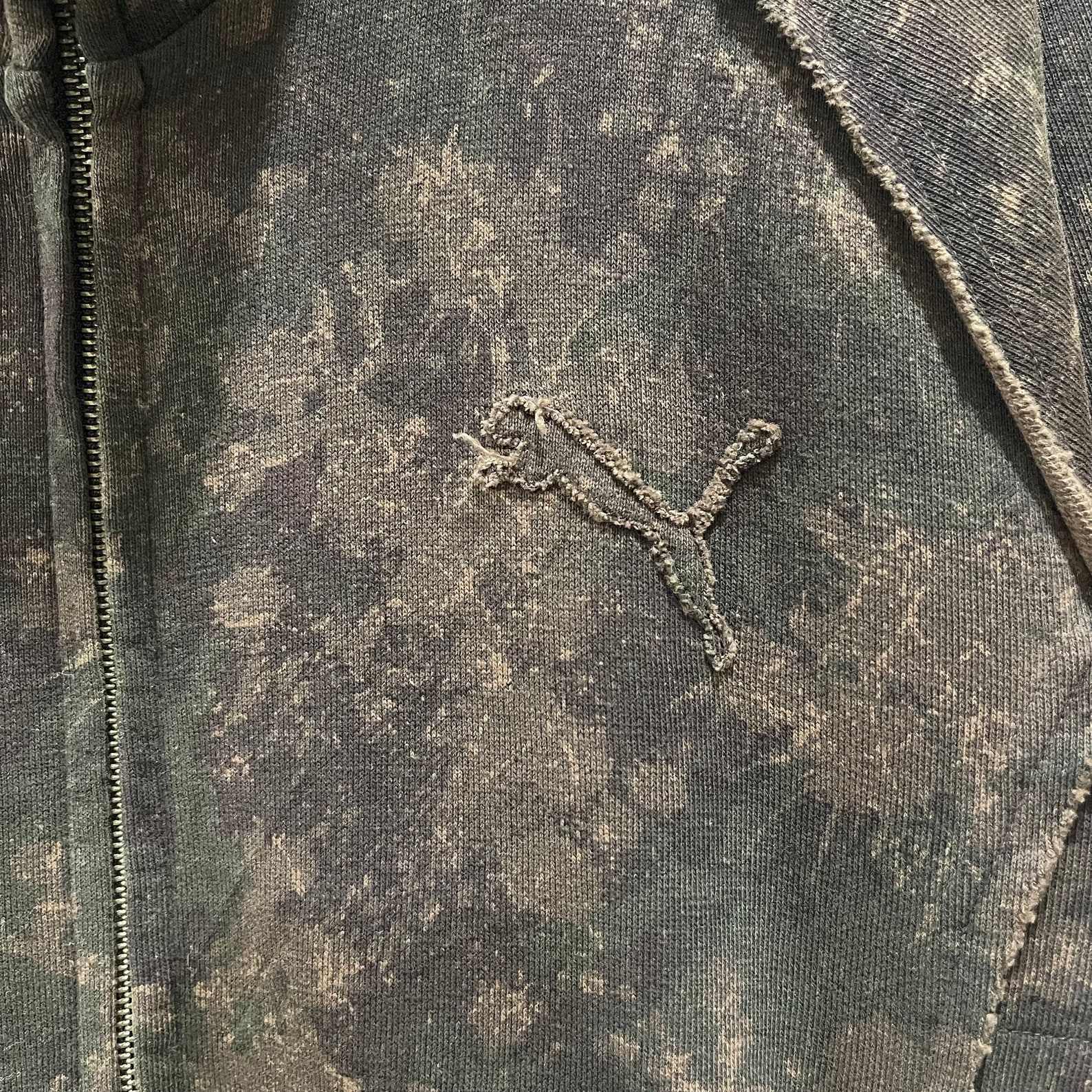Vintage!! PUMA Camouflage Small Logo M Size Zipper Jacket - Etsy