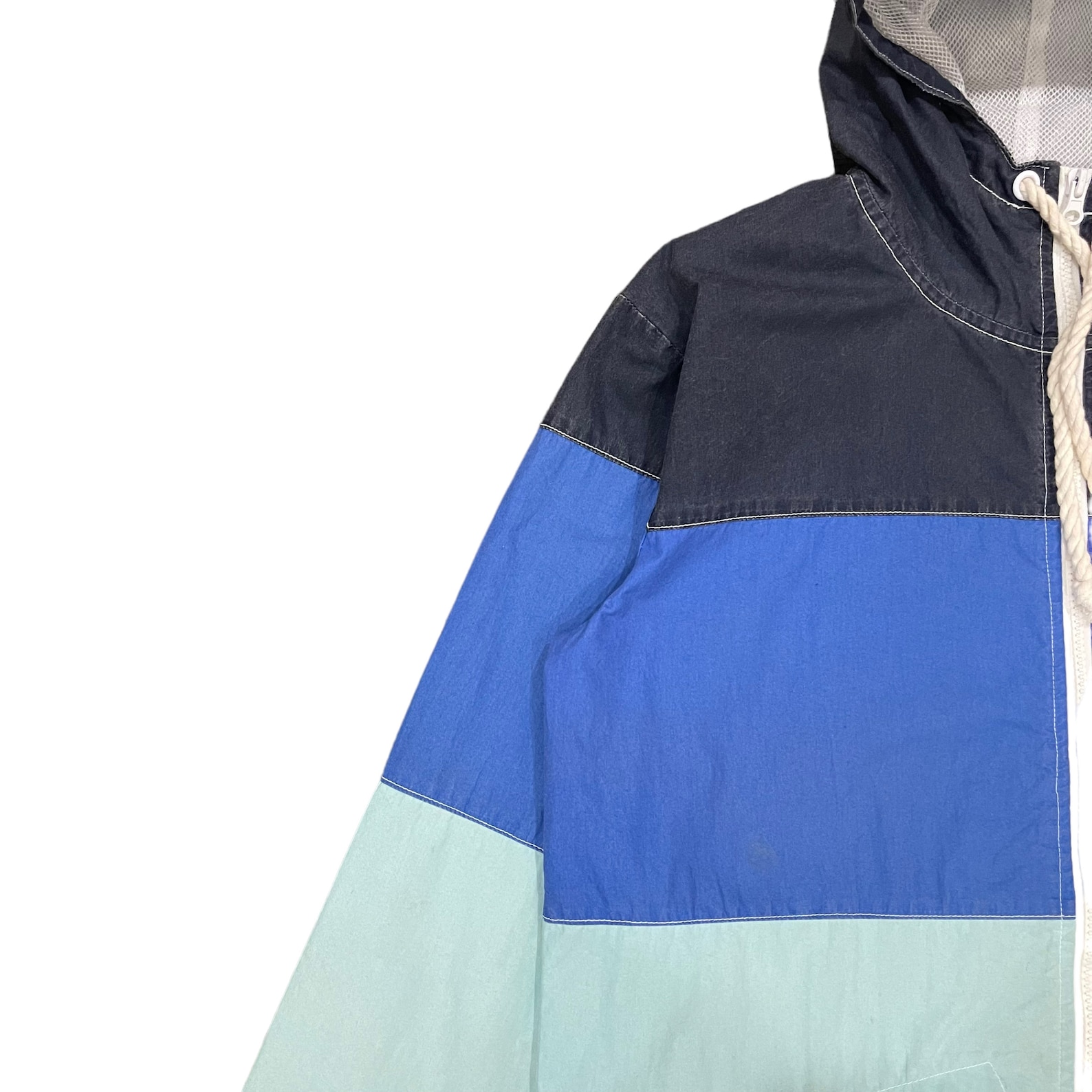 Vintage Japanese Brands SMP Colourway Colourblock Multicoloured Zipper ...