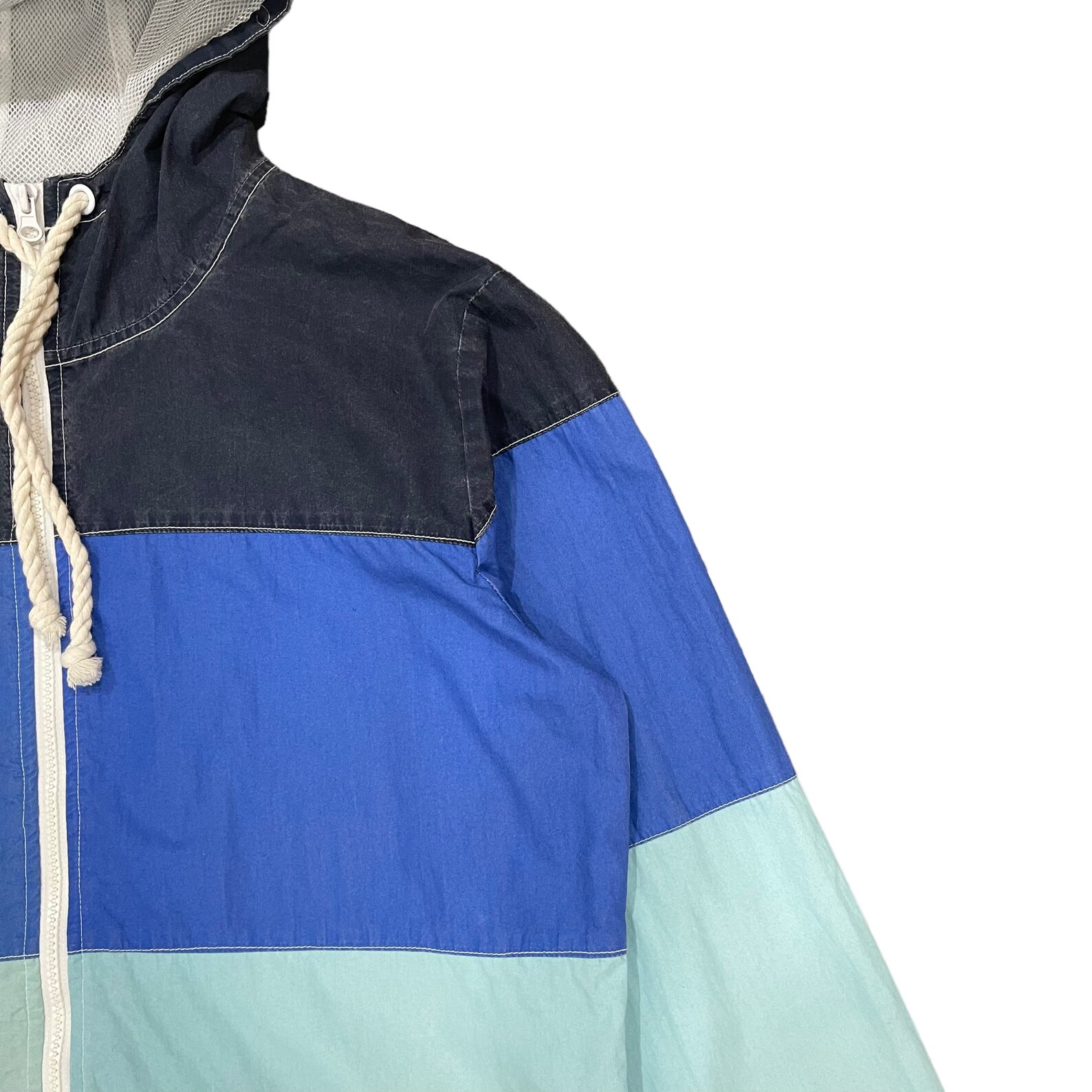Vintage Japanese Brands SMP Colourway Colourblock Multicoloured Zipper ...