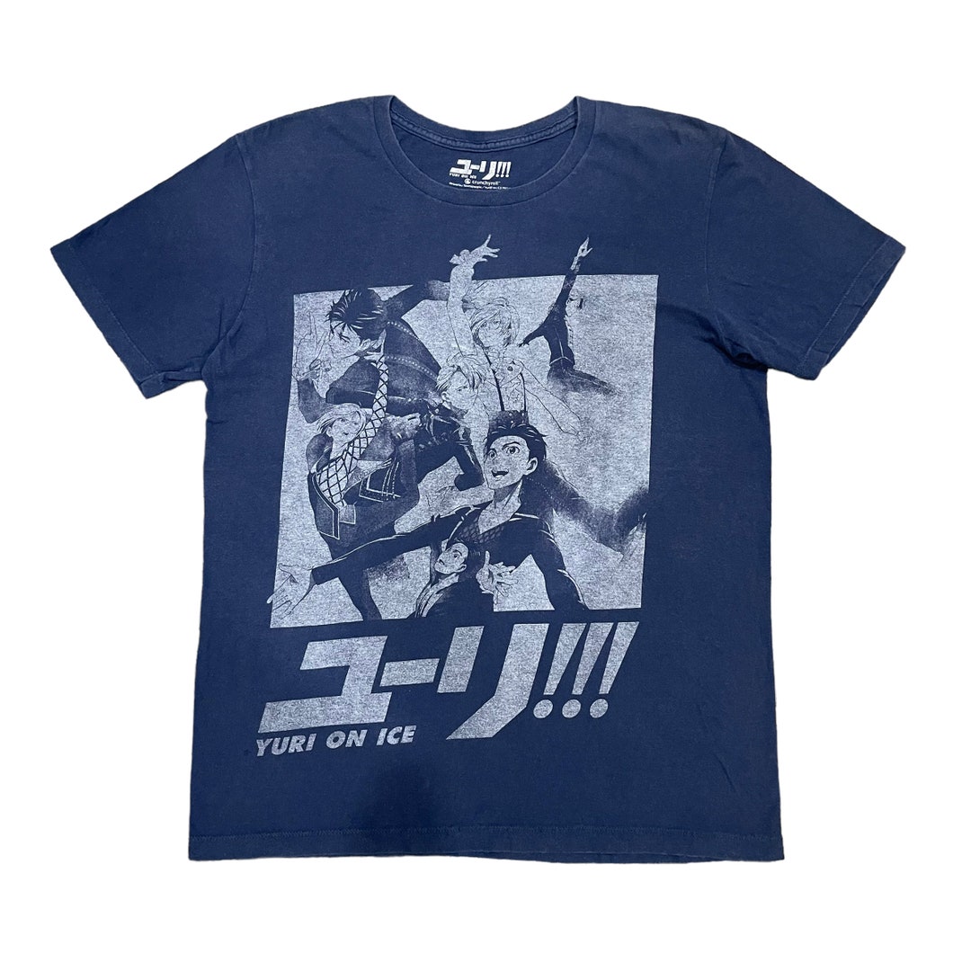 Vintage Japanese Anime Yuri on Ice Short Sleeve Crew Neck T Shirt - Etsy