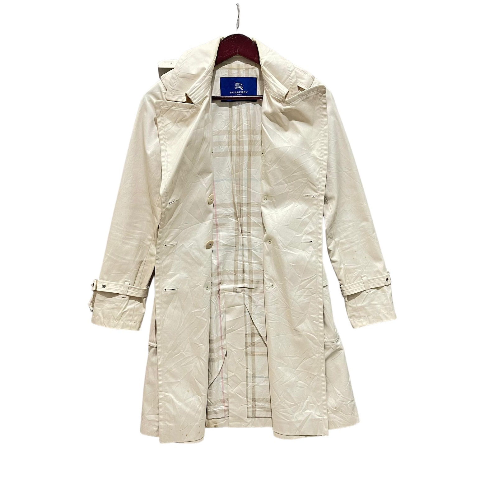 Burberry Blue Label Button Trench Coat Jacket - Etsy