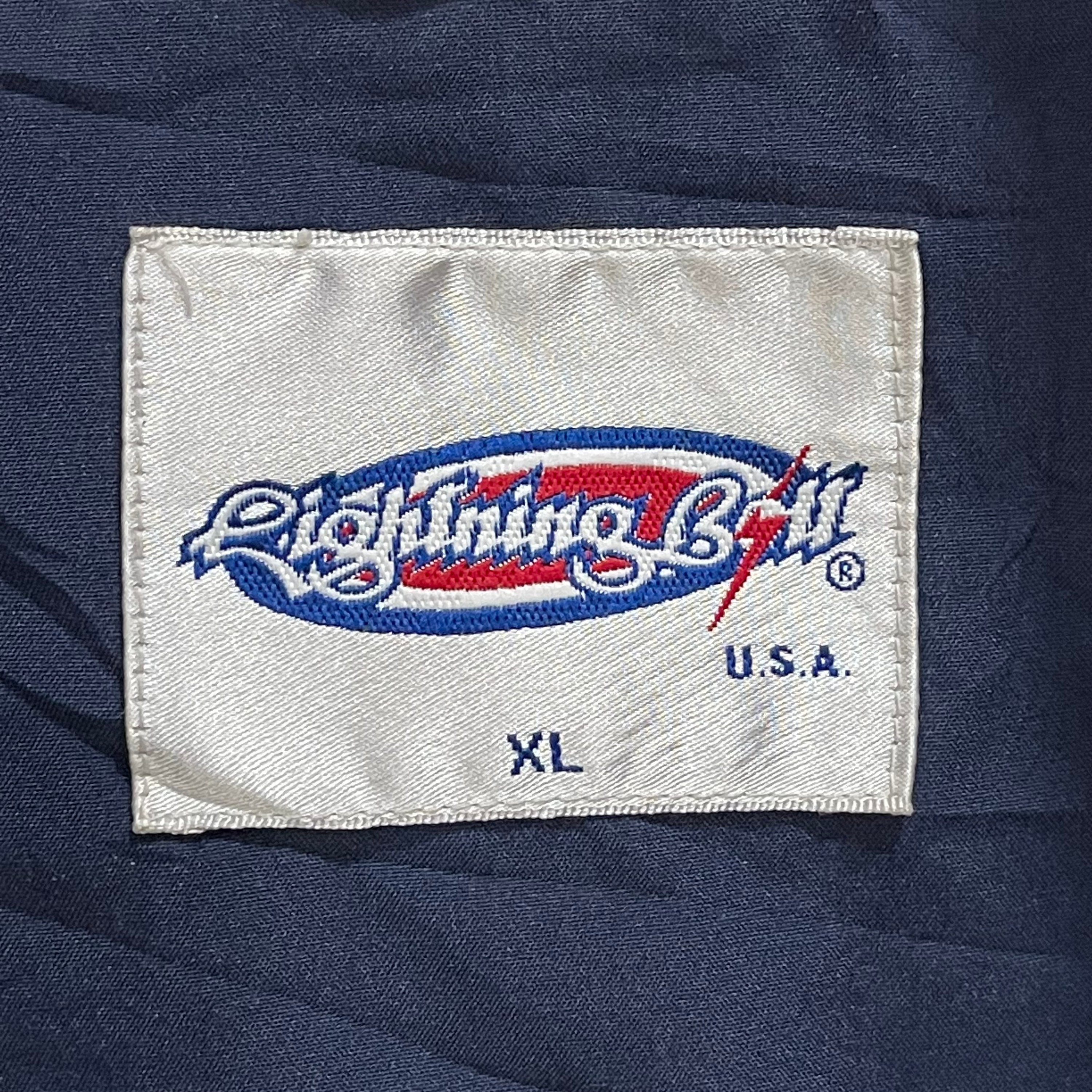 Vintage!! Lightning Bolt Small Logo Hoodie Windbreaker Jacket - Etsy