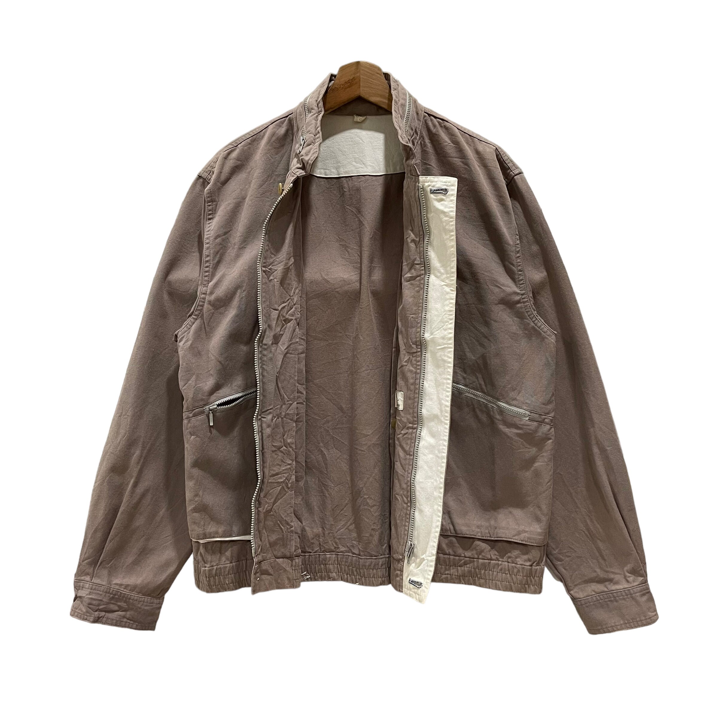 Vintage 90s Japanese Brand Cargo Bomber Zipper Jacket - Etsy