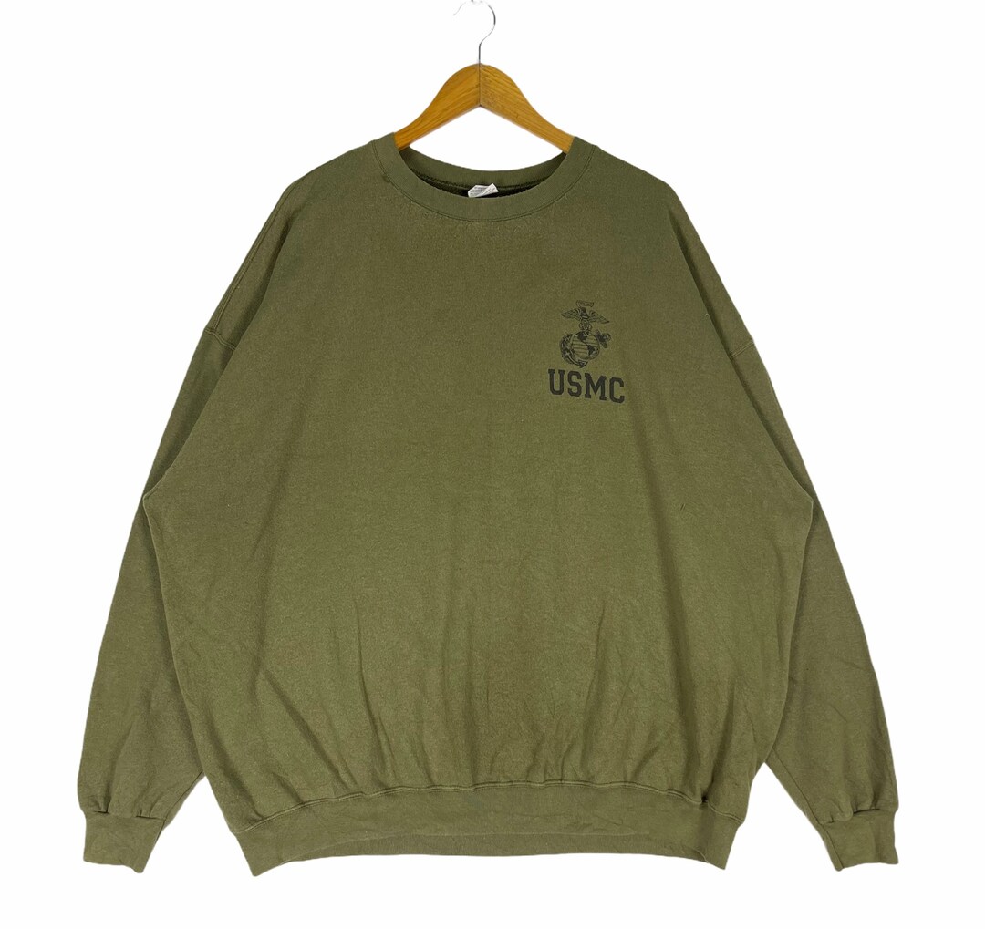 Vintage!! USMC United State Marine Corp Crewneck Military Sweater ...