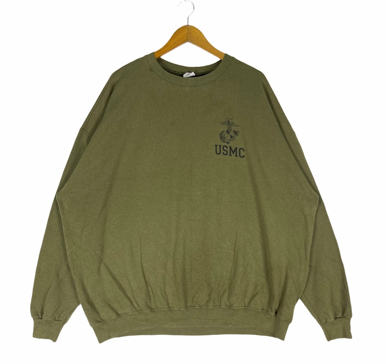 Vintage!! USMC United State Marine Corp Crewneck Military Sweater ...