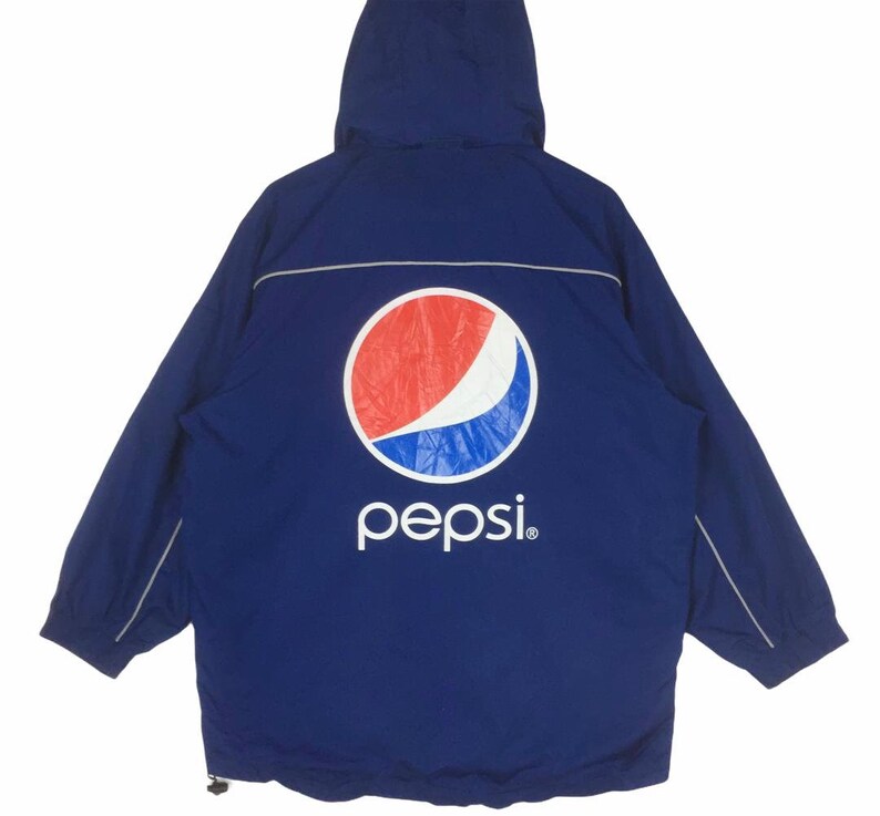Vintage!! PEPSI Hoodie Windbreaker Jacket Sportswear Streetwear - Etsy