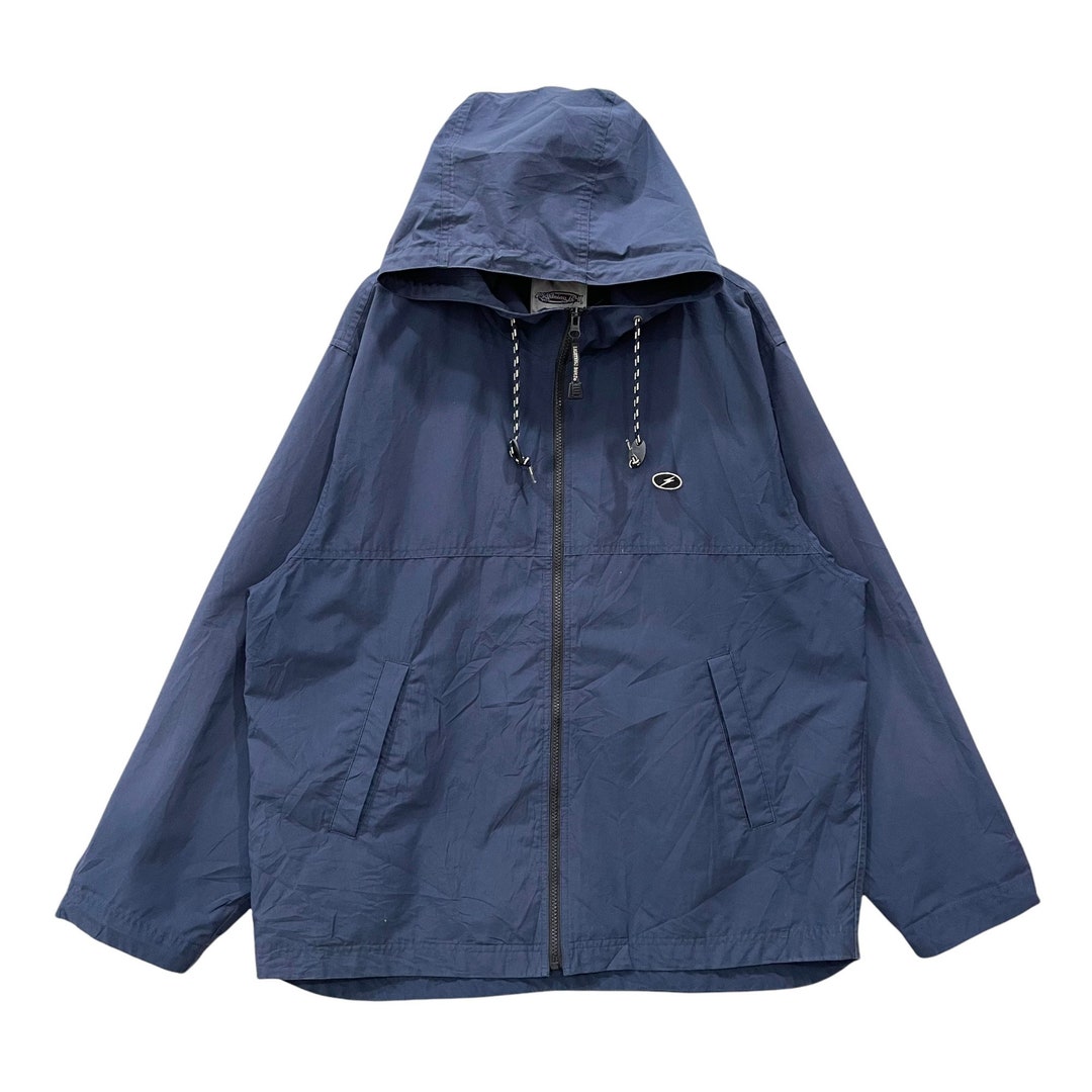 Vintage!! Lightning Bolt Small Logo Hoodie Windbreaker Jacket - Etsy