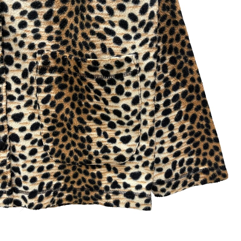 Rarevintage Betty Boop Leopard Print Button up Jacket - Etsy