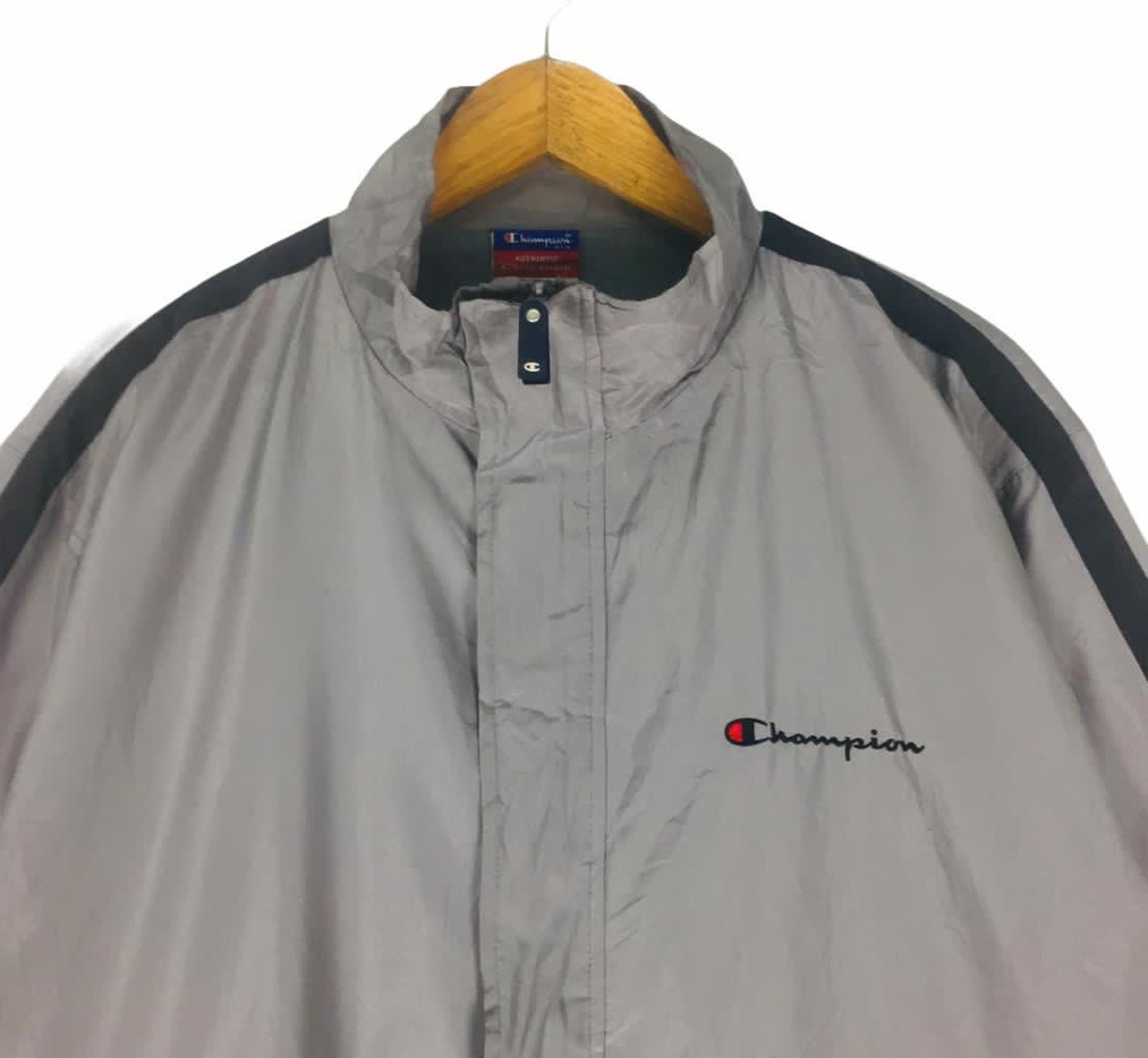 Vintage Champion Windbreaker Jacket Raincoat Sportswear - Etsy